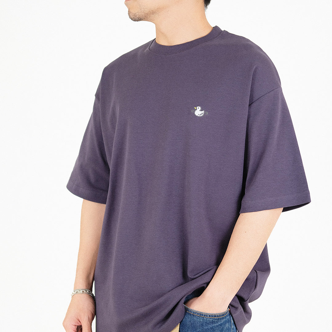 7dayz men embroidery oversized tee - metal - sm2304079c
